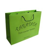 China custom small paper bag packaging for shoes with glossy lamination supplier for sale