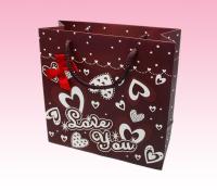 China custom luxury large paper bags packaging for wedding dress manufacturer for sale