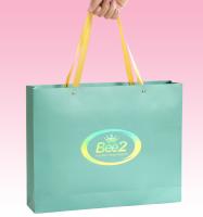China custom buy paper bags manufacturer with hologram stamping logo for sale