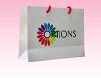 China customized wholesale brown paper bag manufacturer with flat paper handles for sale