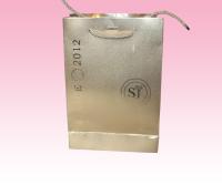 China custom paper bags for sale with gold art paper printing suppliers for sale