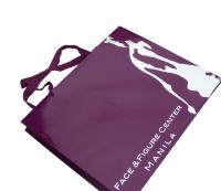 China custom purple paper bags printing manufacturer for down jacket for sale