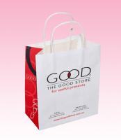 China custom recycled small white kraft paper bag packaging supplier for sale