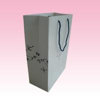 China custom retail white kraft paper bag packing with logo printing suppliers for sale