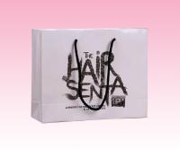 China custom elegant white paper shopping bags bulk for wigs maufacturer for sale