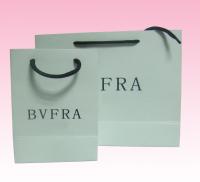 China custom elegant white paper shopping bags bulk for wigs maufacturer for sale