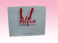 China custom white paper gift handle bags wholesale printing manufacturer for sale