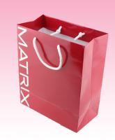 China custom luxury paper party bags factory with satin ribbon rope for sale