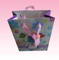 China custom luxury paper party bags factory with satin ribbon rope for sale