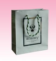 China custom luxury paper party bags factory with satin ribbon rope for sale