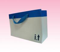 China custom plain white paper shopping bags buik printing manufacturer for sale