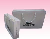 China custom plain white paper shopping bags buik printing manufacturer for sale
