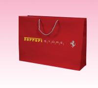 China custom commercial paper bag packaging printing for supermarket manufacturer for sale