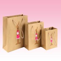 China custom folded blue big craft paper gift bags printing manufacturer for sale