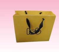 China custom little brown paper handle bags printing manufacturer with all kinds of size for sale