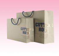 China custom little brown paper handle bags printing manufacturer with all kinds of size for sale