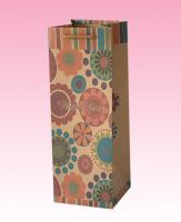 China custom big small brown paper bags bulk printing manufacturer with design for sale