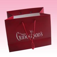China custom promotional paper bags for electron packaging manufacturer shenzhen for sale