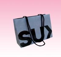 China custom cheap large paper bags for  restaurant with cotton handle for sale
