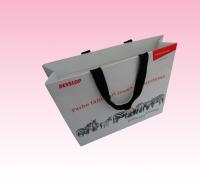 China custom cheap large paper bags for  restaurant with cotton handle for sale