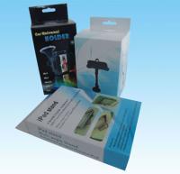 China recycled paper packing box printing factory with paper hanger for IPAD  car  bike holder for sale