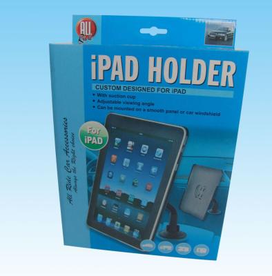 China recycled paper packing box printing factory with paper hanger for IPAD  car  bike holder for sale