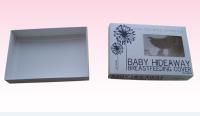 China custom wholesale brown kraft paper box with silver stamping logo for shirt for sale