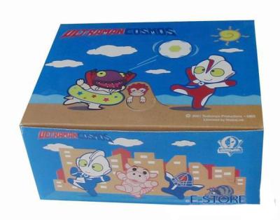 China custom square paper box template manufacturer with full color printing for toy for sale