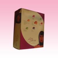 China custom Luxury gold art paper box printing manufacturer for facial mask for sale
