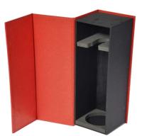 China custom printed brown paper gift packaging boxes with satin clothing for sale