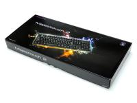 China custom black F-flute corrugated paper packaging boxes supplier for keyboard for sale