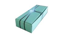 China custom black F-flute corrugated paper packaging boxes supplier for keyboard for sale
