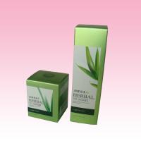 China custom cosmetic paper box size online with embossed silver stamping logo for sale for sale