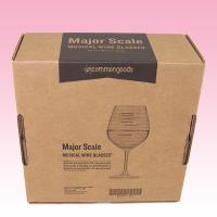 China custom commercial corrugated kraft paper gift boxes wholesale for glass cup for sale