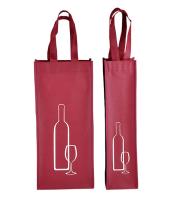 China custom non woven wine packaging bag with logo printing manufacturer for shopping for sale