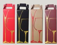 China custom wholesale E- flute corrugated cardboard paper wine box for sale supplier for sale