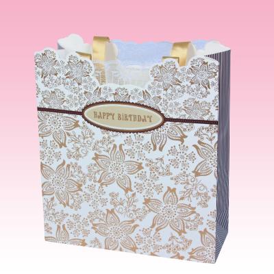 China custom wholesale white kraft paper shopping bags sizes for sale company for sale
