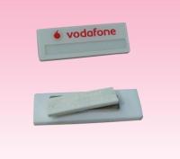 China custom metal magnetic name badges name tag holders wholesales with insert paper for sale