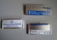 China custom personalized employee name badges tag magnetic name tags wholesales for sale