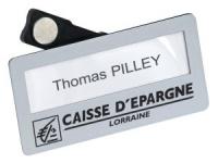 China custom engraved name tags magnetic name tags with logo company id badges factory for sale