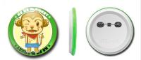 China custom personalised pin button badge maker with design printing manufacturer for sale