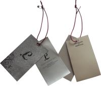 China custom clothing paper hang tag printing in roll with glossy lamination factory for sale