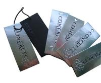 China custom apparel swing hang tags label size with hologram printing factory for sale