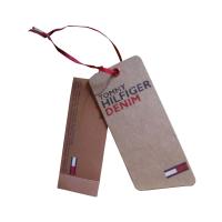 China custom kraft paper hanging price tags hang tag parking gold hot stamping company for sale