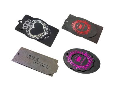 China custom personalized price tags clothing swing tags hang tag string maker online for sale