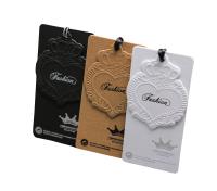 China custom recycled kraft paper hang swing tags boutique hang tags for sale manufacturer for sale