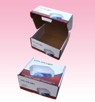 China custom corrugated Packaging Roll End Box with Locking Cover sizes manufacturer for sale