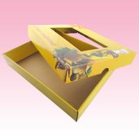 China custom corrugated cardboard packing cup boxes sizes for sale with window factory for sale
