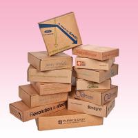 China custom strong kraft corrugated paper mailing boxes company order post box for sale
