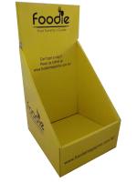 China custom cheap product corrugated display boxes merchandise display case supplier for sale